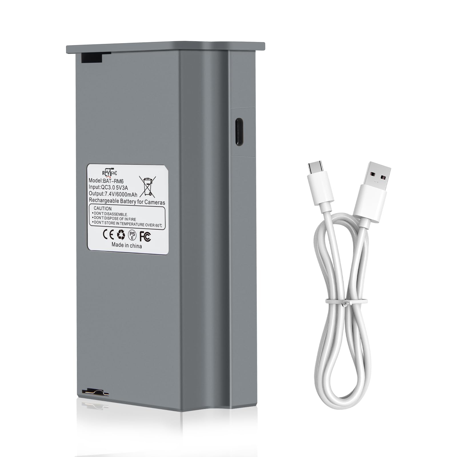 Amazon.com: REYTRIC Upgraded 6000mAh Reveal Hunting Camera Rechargeable ...