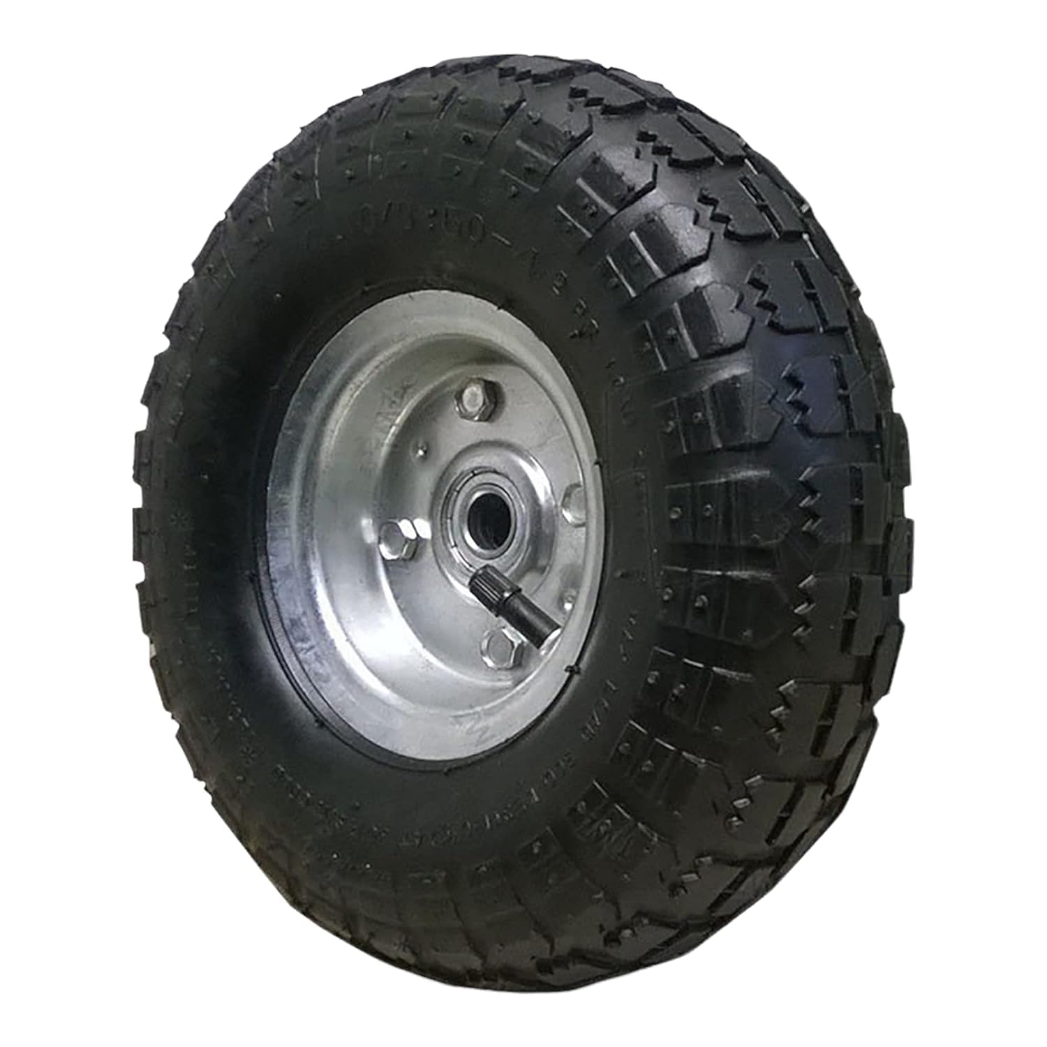 Buy Set of 2 Pneumatic Sack Truck Tyres - 10" Replacement Wheels For ...