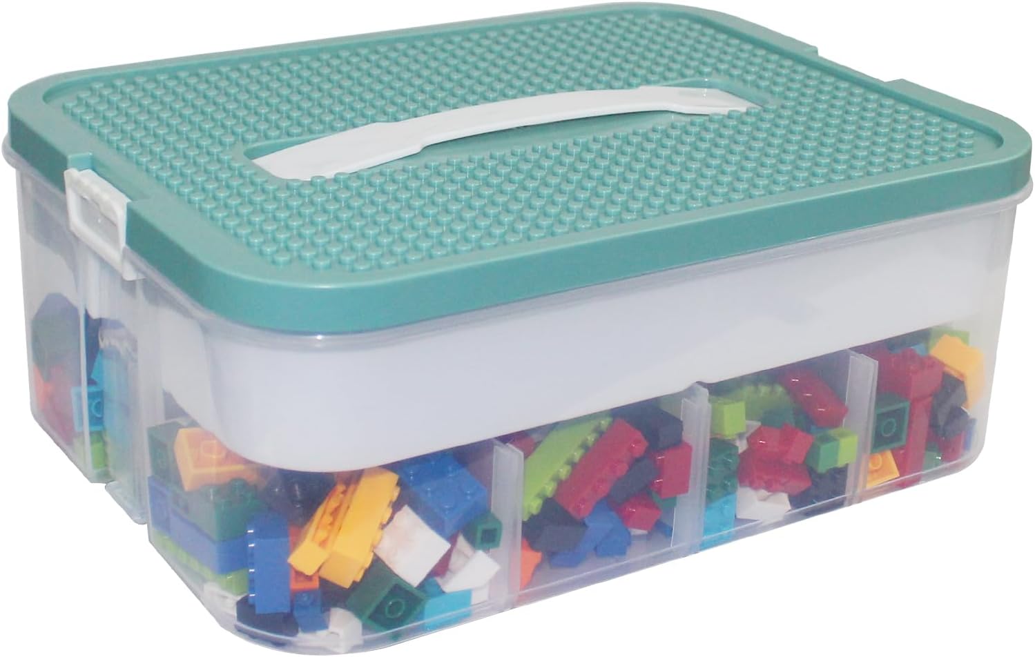 Amazon.com: Chistepper Plastic Storage Container for Building Brick ...