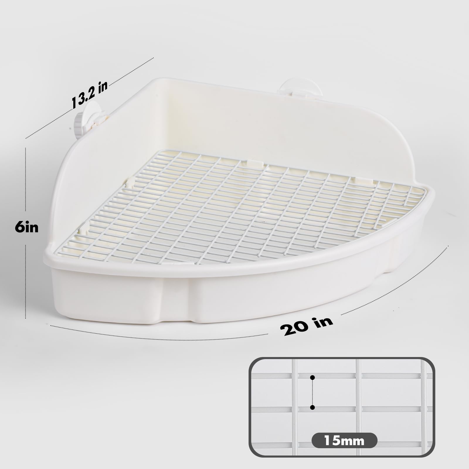 Snapklik.com : RUBYHOME Rabbit Litter Box Large Bunny Guinea Pig Corner ...