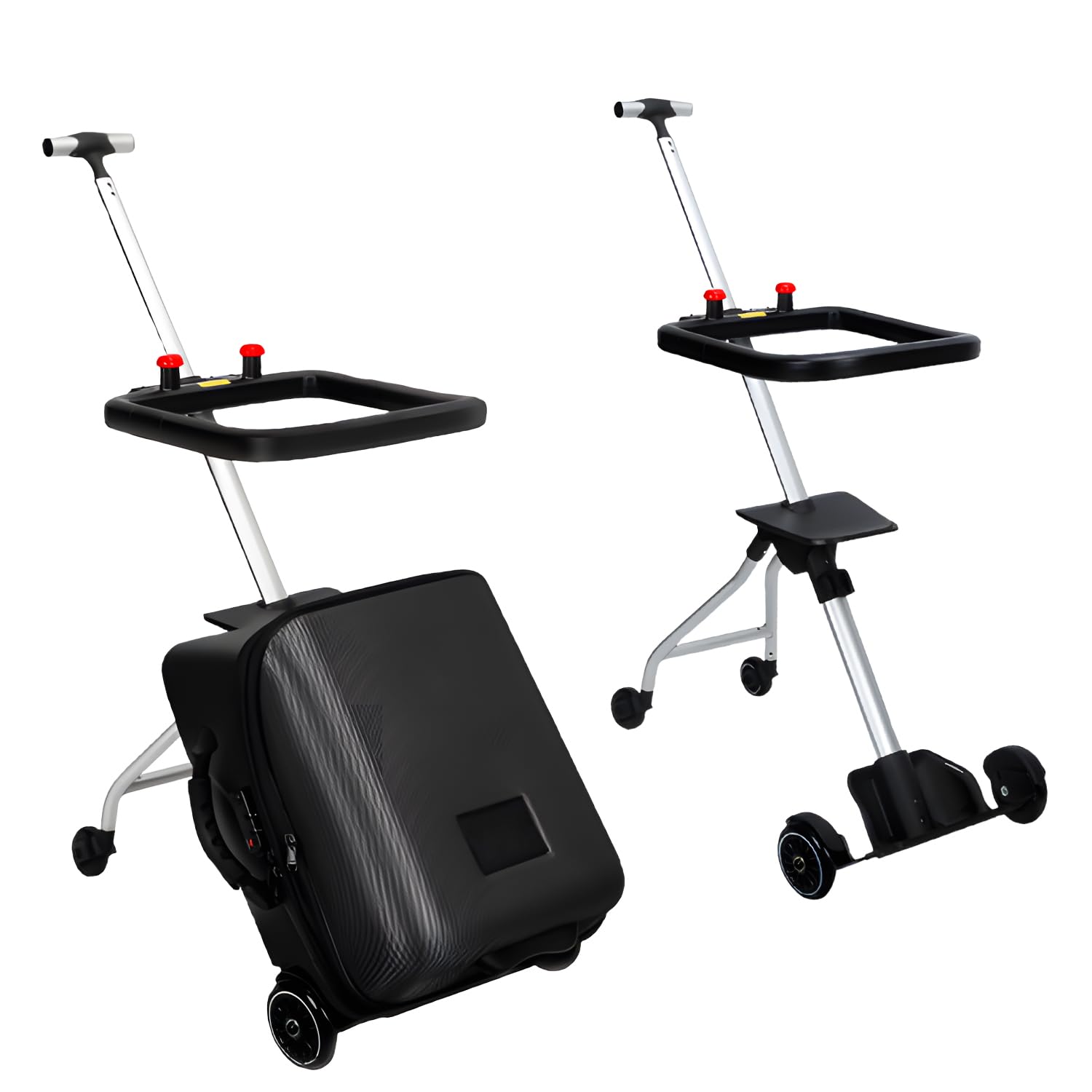 Amazon.com | rcqeuiol Children's Ride-On Suitcase, Ride on Suitcase for ...