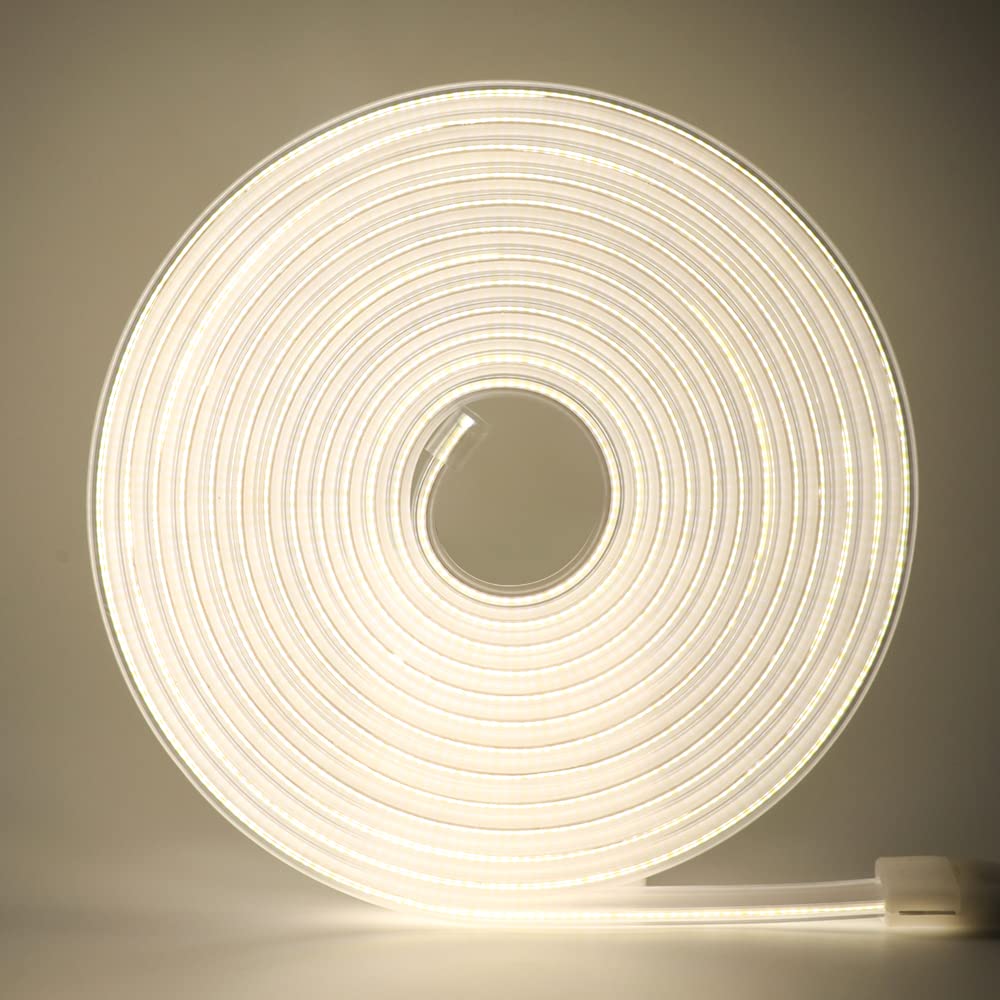 Flexible LED Light Strip,360 LEDs/m IP65 Waterproof COB Light Strip,AC ...