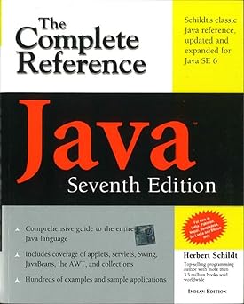 Buy JAVA: THE COMPLETE REFERENCE, 7TH EDN Book Online at Low Prices in ...