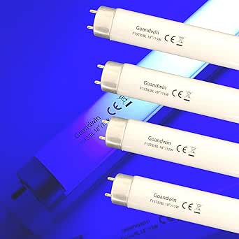 45cm F15T8/350BL Replacement Black Light Blue Bulbs, T8 BL F15W/T8 ...