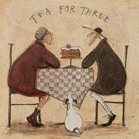 Sam Toft WDC95096 "A Romantic Dinner For Two" Canvas Print, Cotton ...