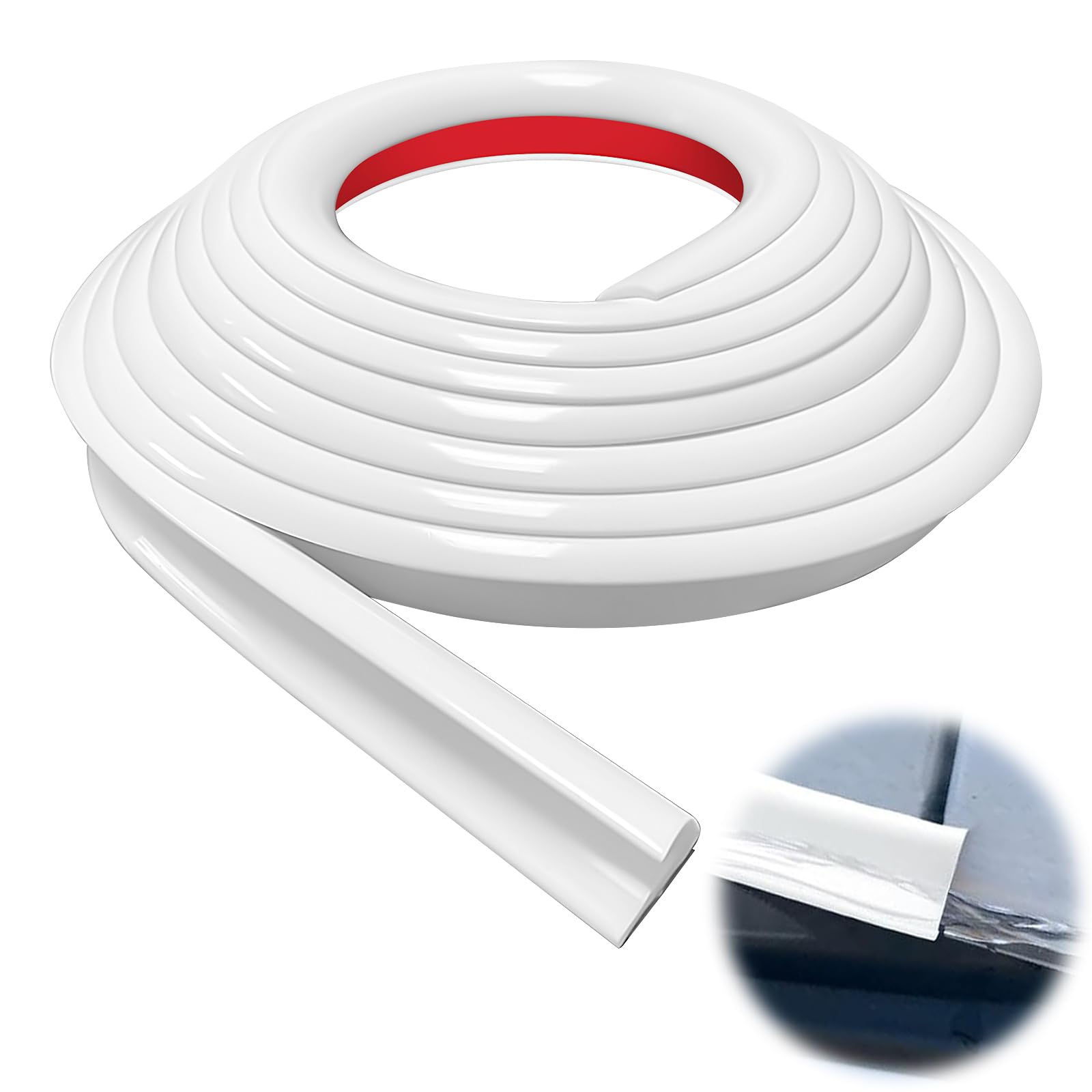 Hengrongshen Regenrinnen, Weiße 5m Lange, für Wohnmobile Regenrinne ...