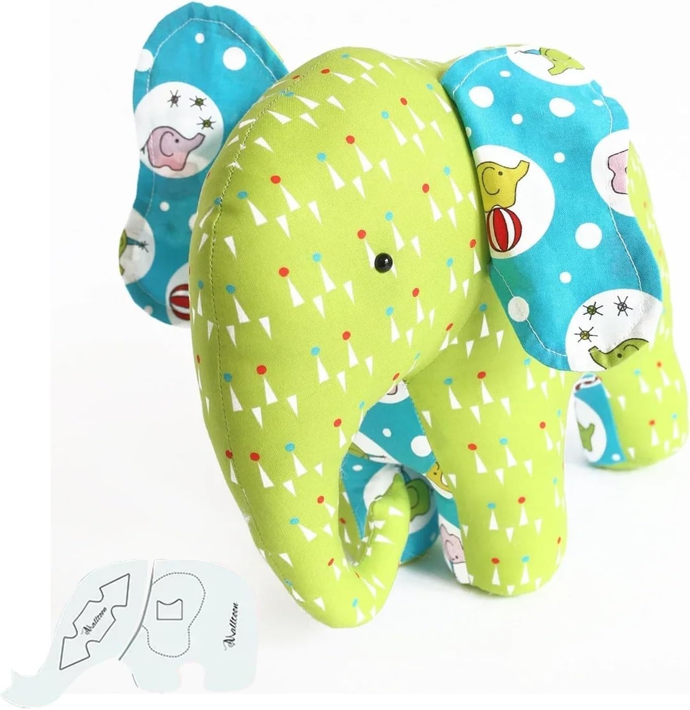 Lovely Elephant Decor Template, Memory Elephant Sewing Patterns ...