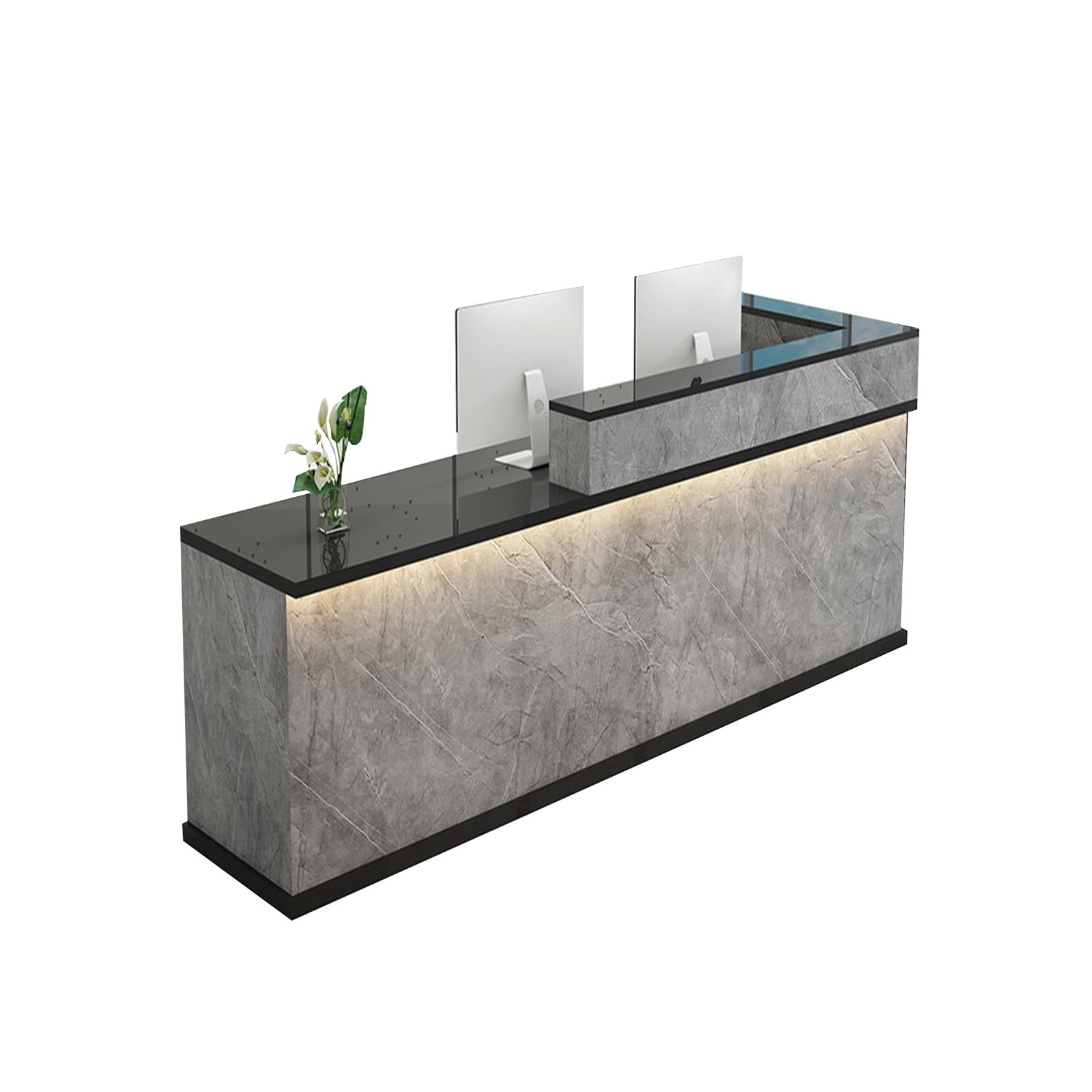 Amazon.com: XINGYUDS Reception Counter Desk, Front Counter Desk with ...