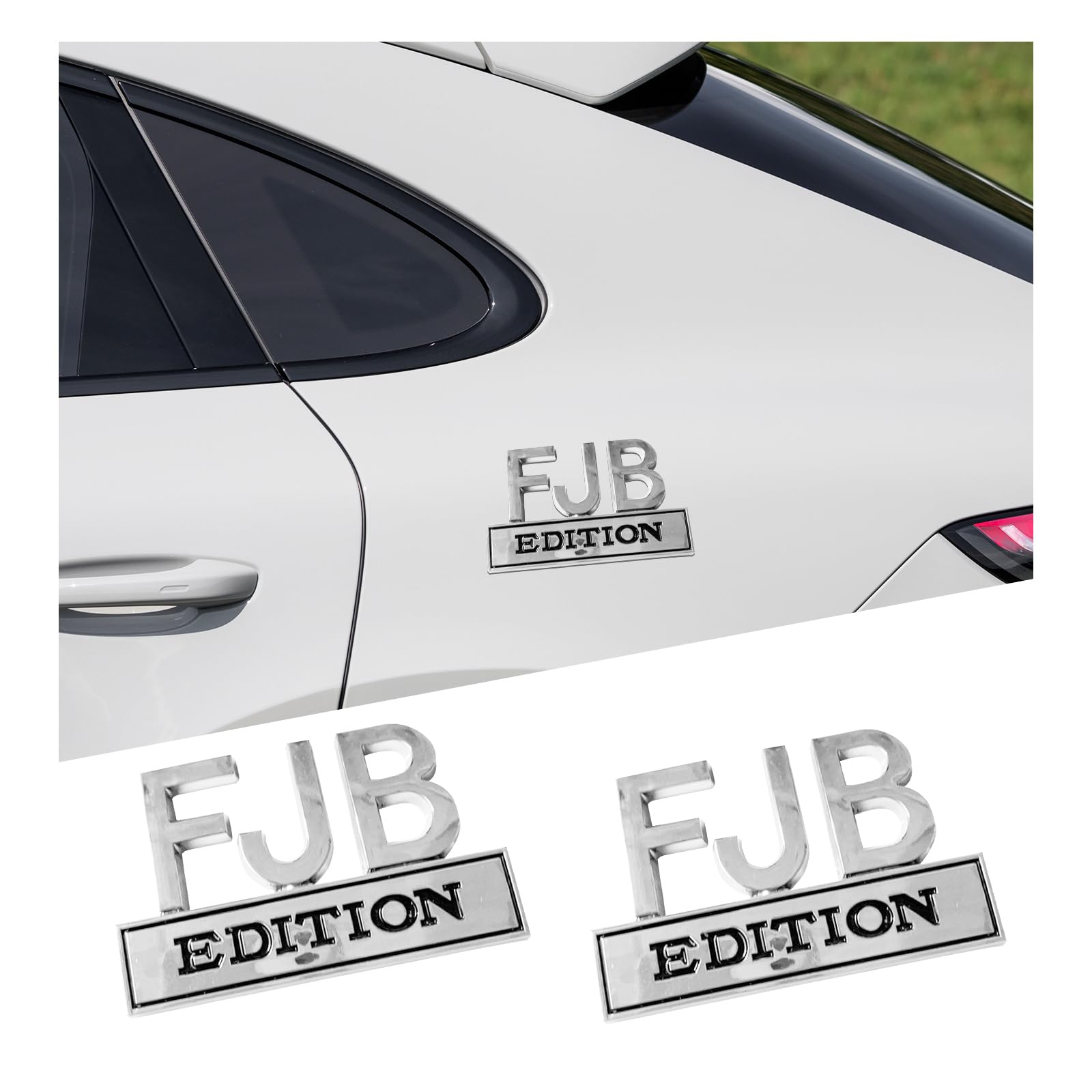 Amazon.com: Ziciner 2 PCS FJB Edition Emblem, 3D Raised Letters Car ...