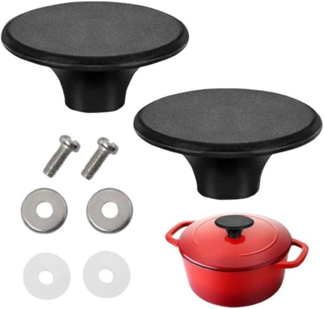 Amazon.com: Dutch Oven Knob Pan Lid Handle Replacement Knob for Le ...