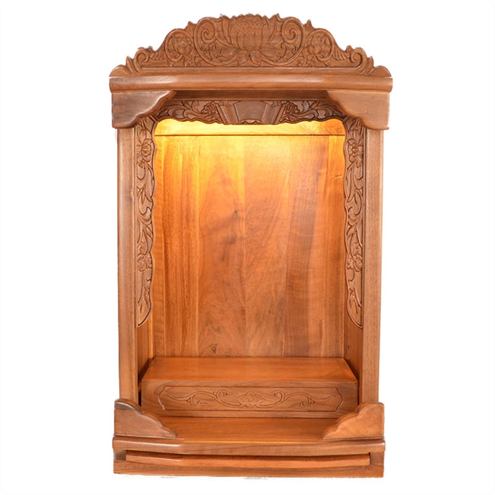 Buy ZXXZXX Buddha Statue Display Cabinet Solid Wood Buddha Altar ...