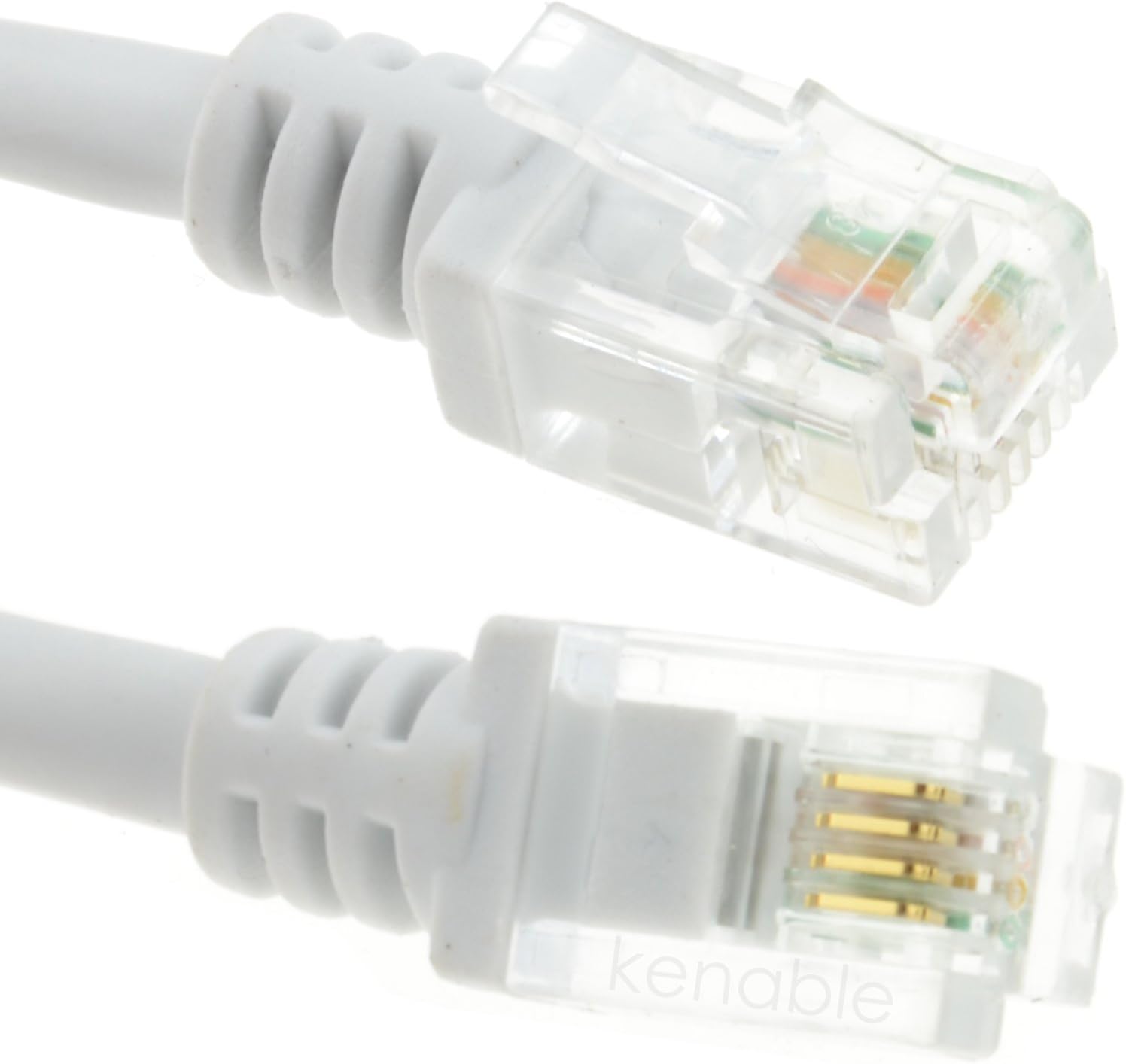 kenable ADSL 2+ High Speed Broadband Modem Cable RJ11 to RJ11 0.5m ...