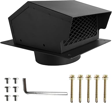 6 Inch Roof Vent Cap, Stainless Steel Removable Roof Vents Roof Dryer ...