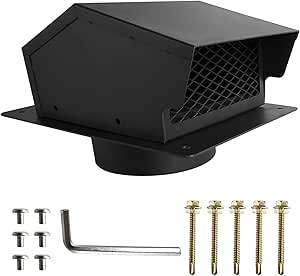 6 Inch Roof Vent Cap, Stainless Steel Removable Roof Vents Roof Dryer ...