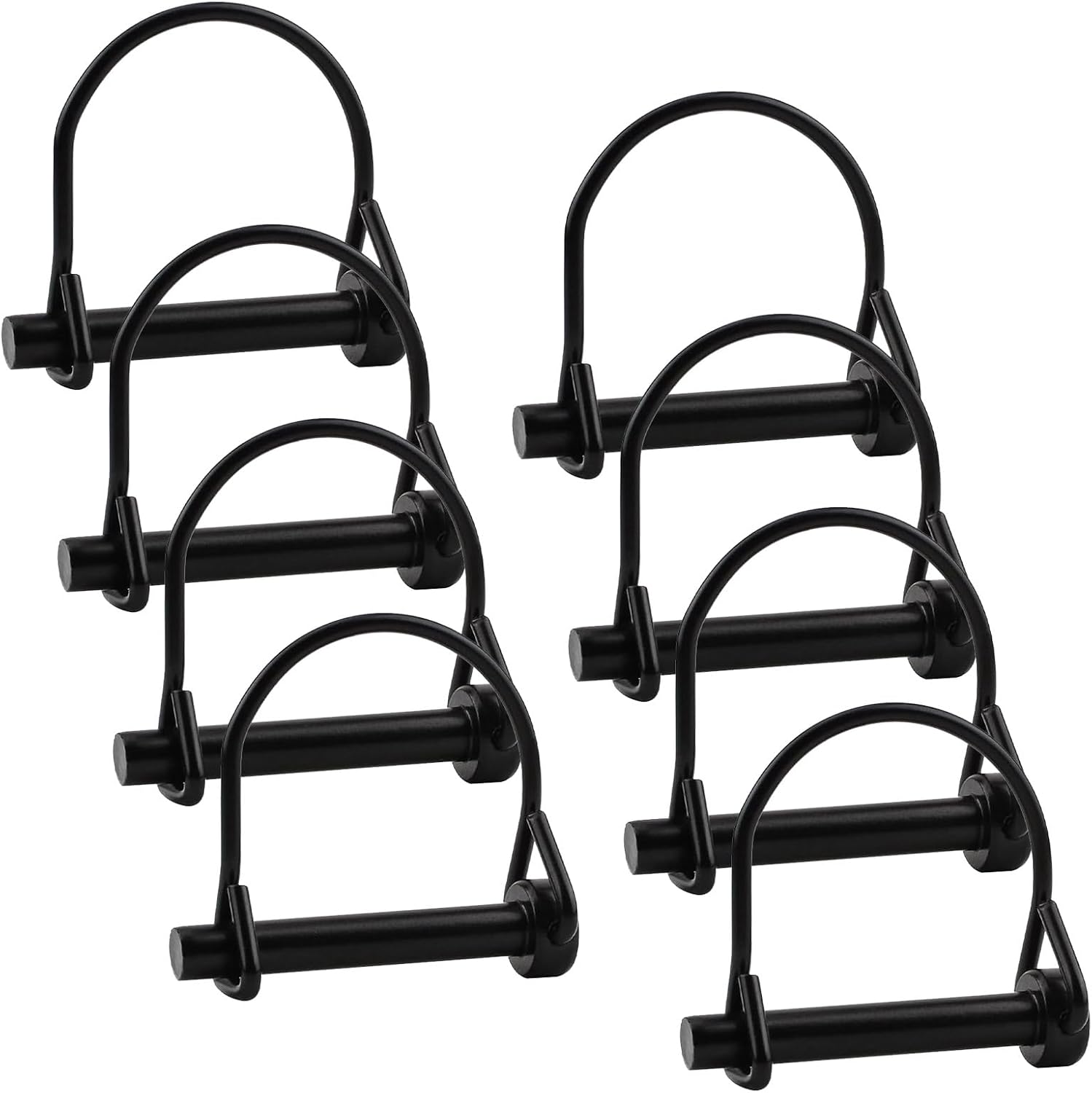 Amazon.com: INCREWAY Wire Lock Pin, 8PCS 6mm Carbon Steel Shaft Locking ...