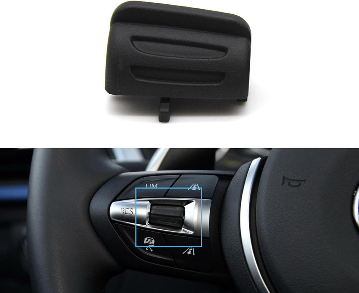 Amazon.co.jp: ZIRIA Car Steering Wheel Button Knob Motorsport Version ...