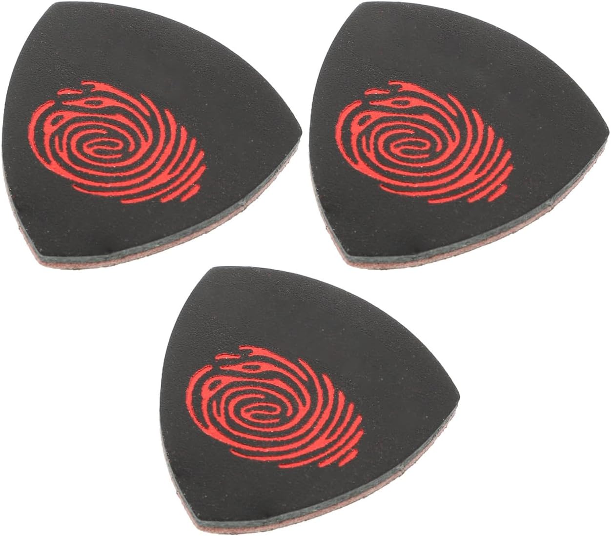 Amazon.com: 10Pcs Wool Felt Guitar Picks Ukulele Picks, 3mm Thin Red ...