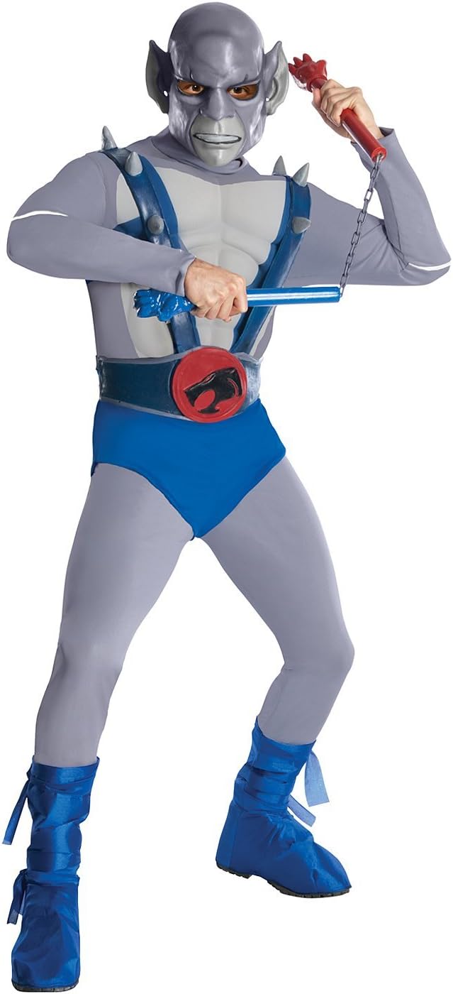 Amazon.com: Thundercats Deluxe Panthro Costume, Blue, Standard ...