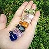 Amazon.com: Mini Glass Color Bottles - Cute Rectangle Bottles With Cork ...
