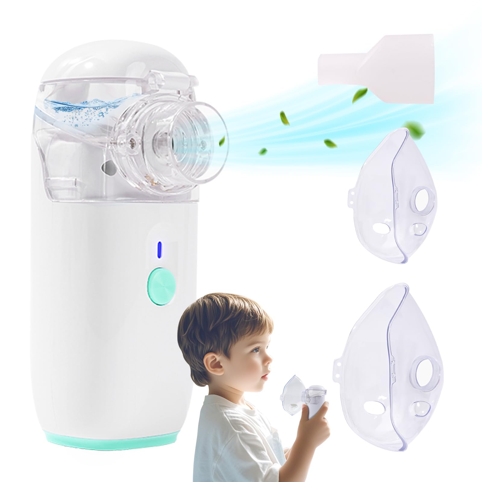 Amazon.com: Portable Nebulizer for Kids Adults: Rechargeable Mesh ...