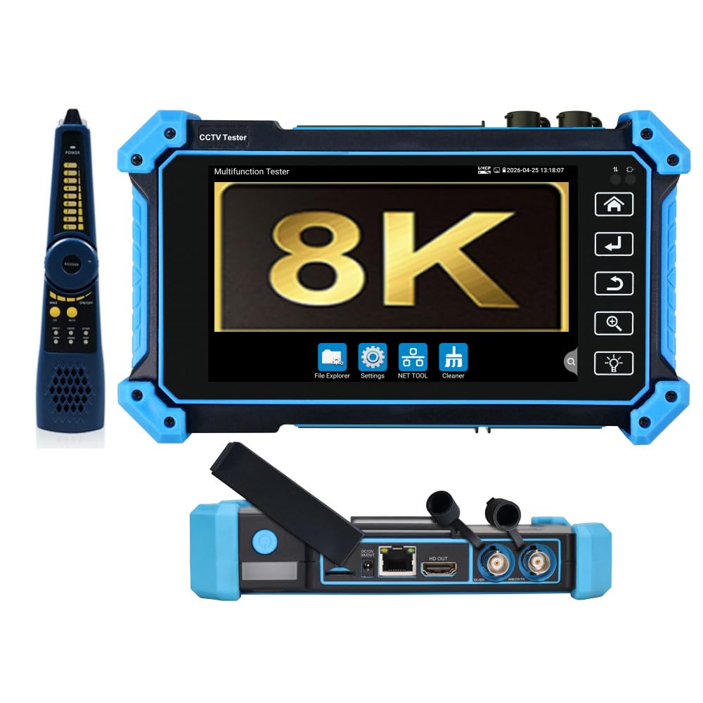 Upgraded 8K CCTV IPC Tester Support 32MP H.265 IP Sri Lanka | Ubuy
