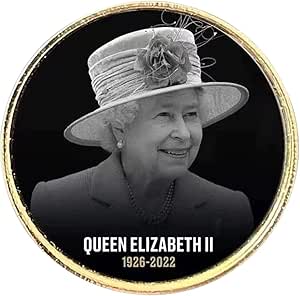 Amazon.com: Elizabeth Queen II Commemorative Badge, Elizabeth Queen ...