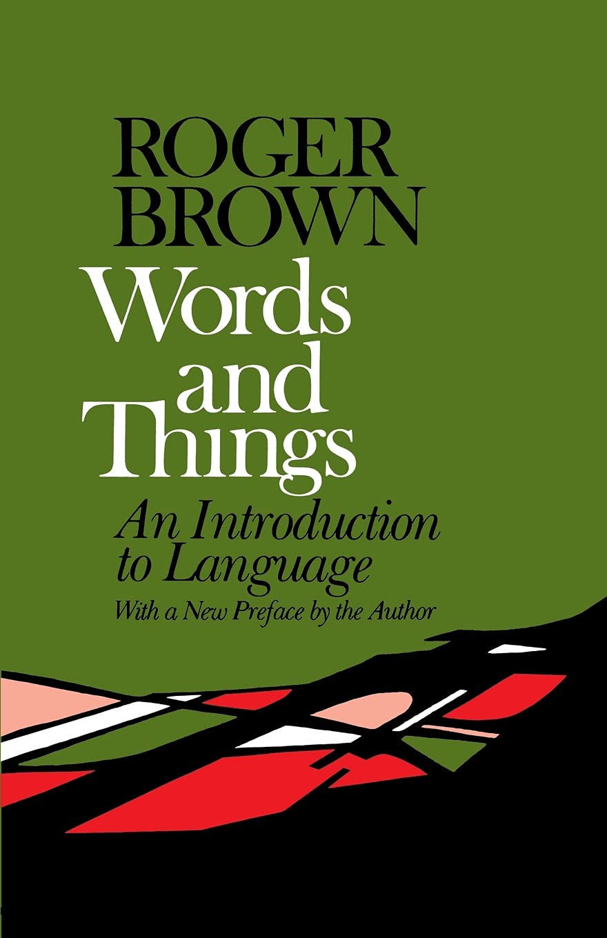 Amazon | Words and Things | Brown, Roger | Words & Language