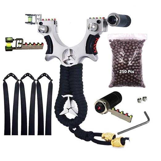 Slingster® High Accuracy Alloy Benz Laser Slingshot for Adults & Kids ...