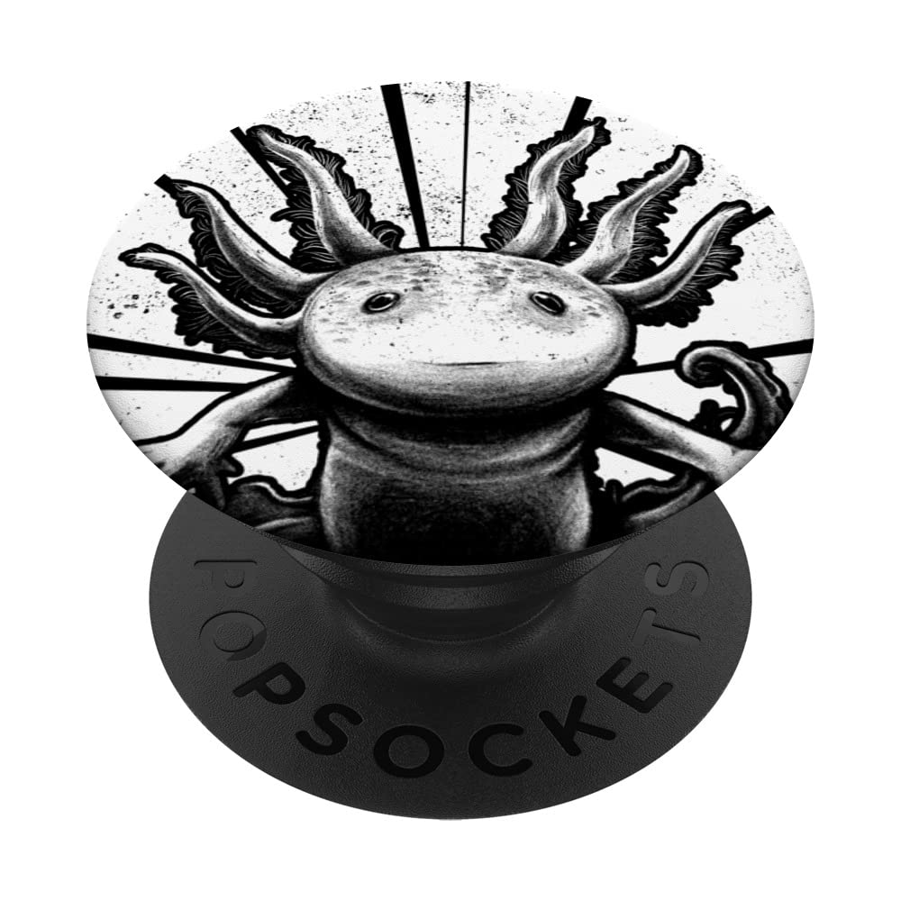 Axolotl Pesce Axolotl Amante Carino Axolotl I Kawaii Axolotl PopSockets ...