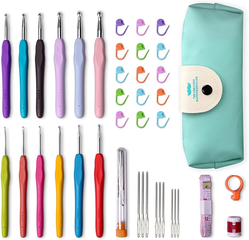 Wolly Wonders Crochet Kit for Beginners Adults, Crochet Kits Include ...