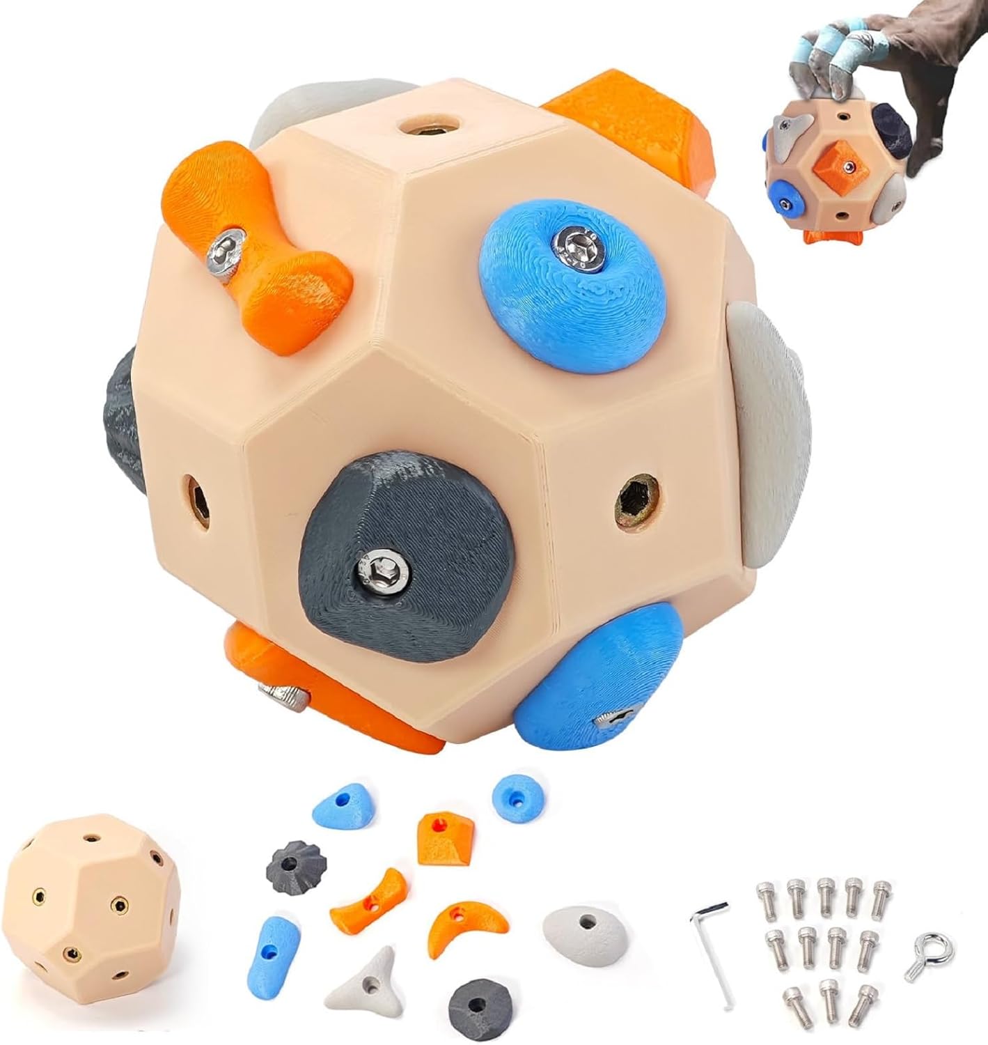 Amazon.com: WIRETRAN Handcrafted Boulder Blocks for Climbers 3D Rock ...