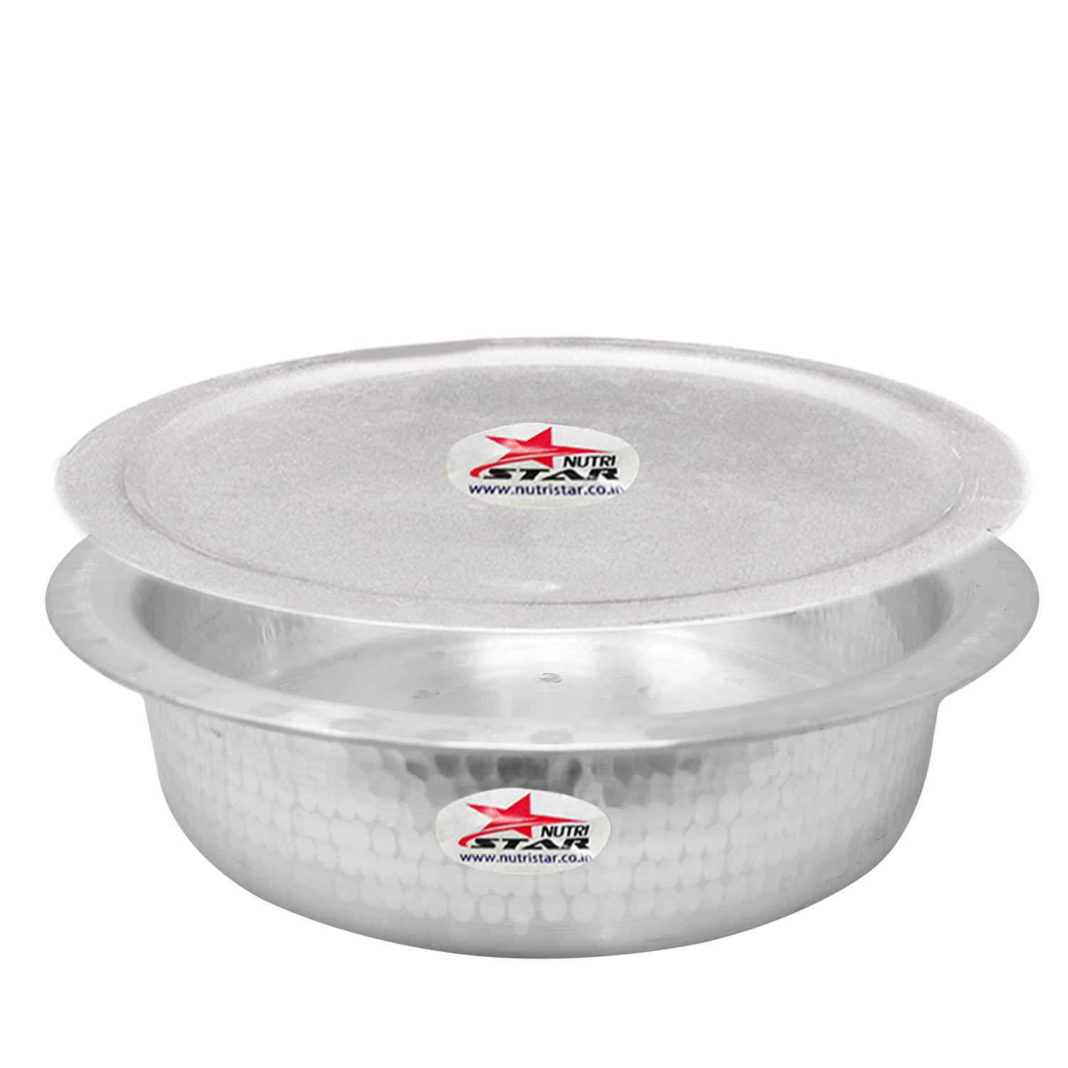Buy Nutristar Aluminium Biryani Cooking Handi Pot with Lid. Jointless ...