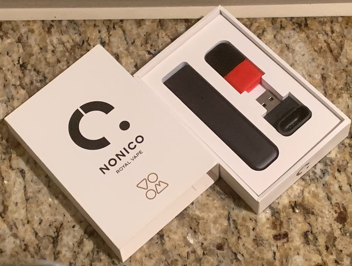 Amazon | NONICO ノニコ 電子タバコ スターターキット ストロングメンソール付き ニコチン タール無し ベイプ 専用充電器付き ...