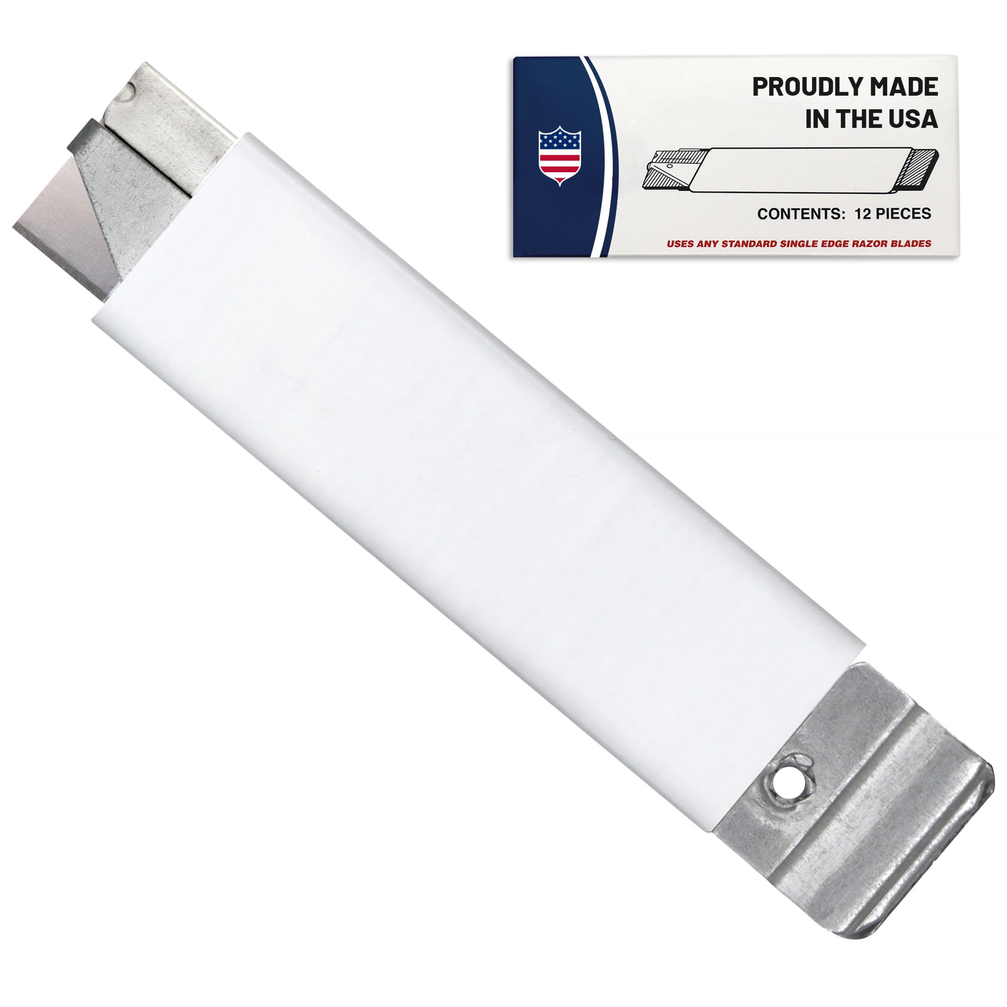 Box Cutter Utility Knifes (12 Pack) Bulk Retractable All Metal Design ...