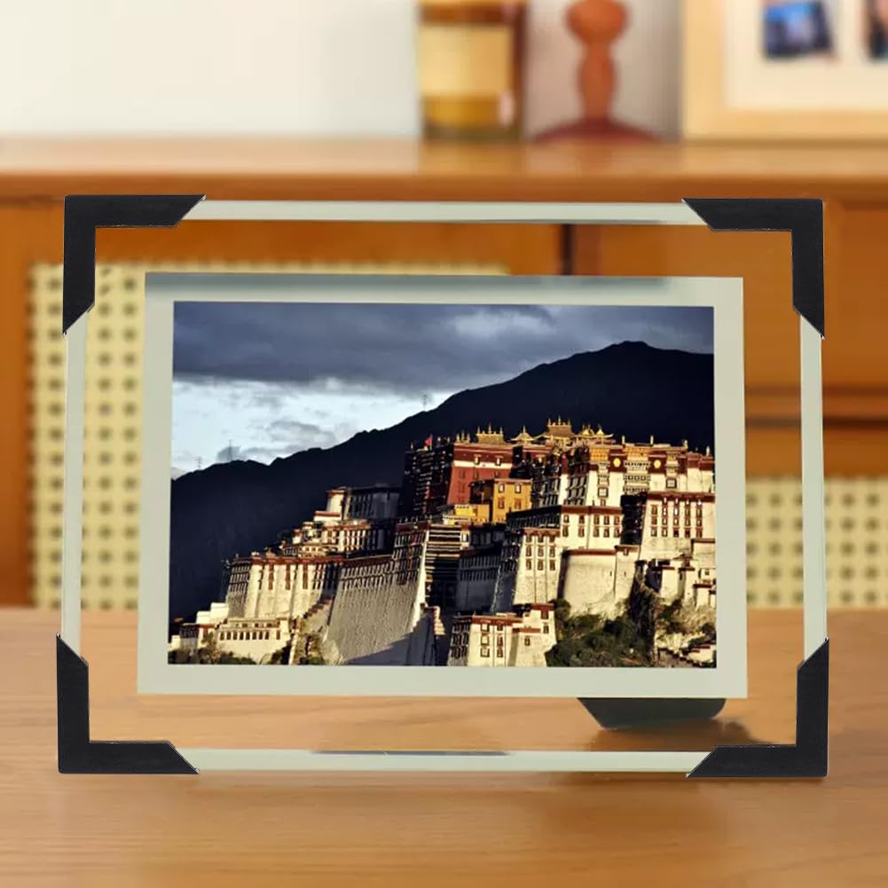 Snapklik.com : 100Pcs Corner Protectors L-Shaped Corner Bumpers Black ...