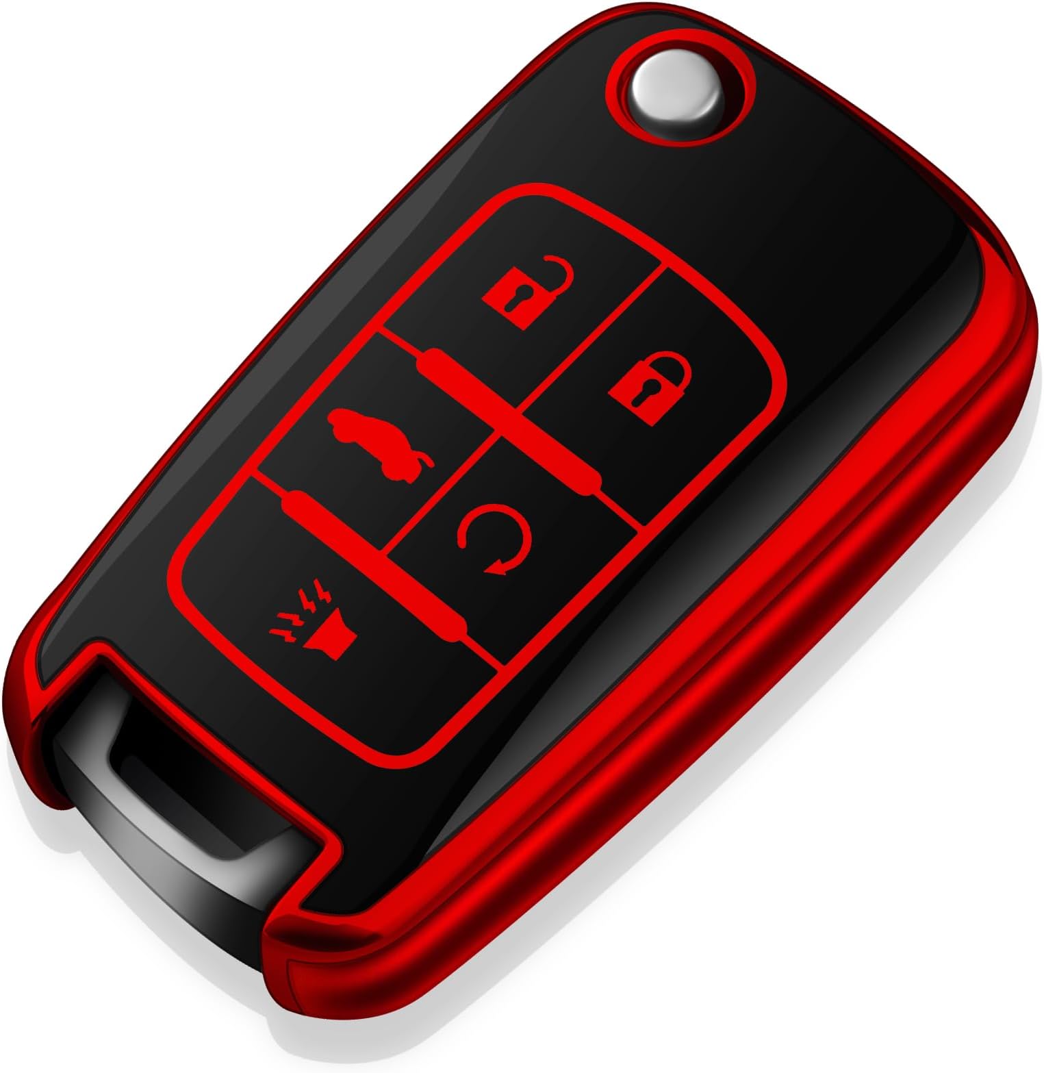 Amazon.com: Tukellen for Chevy Key Fob Cover Special Soft TPU Key Case ...