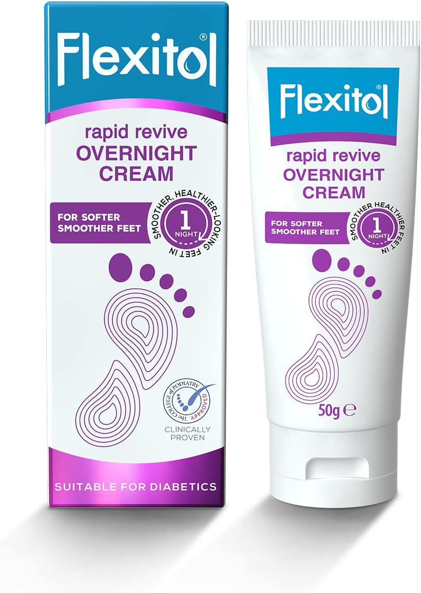 Flexitol Rapid Revive Overnight Cream 50g, Moisturising Cream for Dry ...