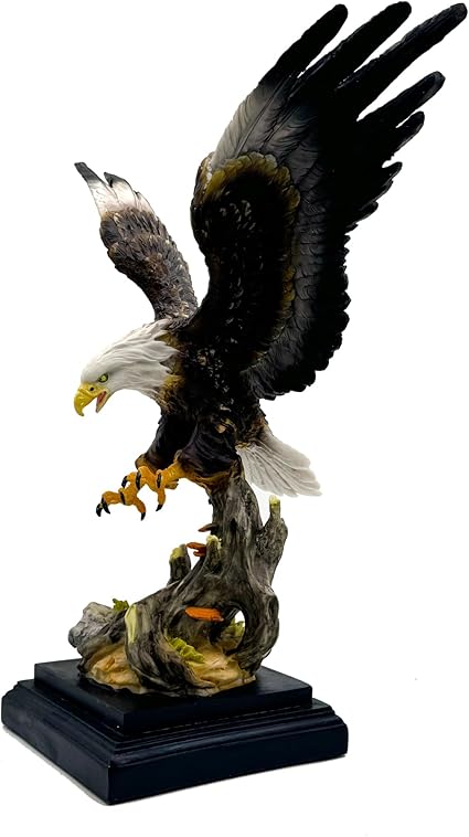 Amazon.com: SHTWX 17 Inch Large Eagle Statue Resin Sculpture Frgurine ...