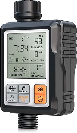 Amazon.com : CROSOFMI Sprinkler Timer,Water Timer Digital Programmable ...
