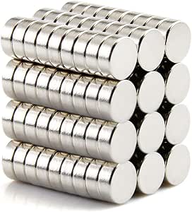 DIYMAG 8x3mm Small Refrigerator Magnets, 100Pcs Tiny Round Magnets for ...