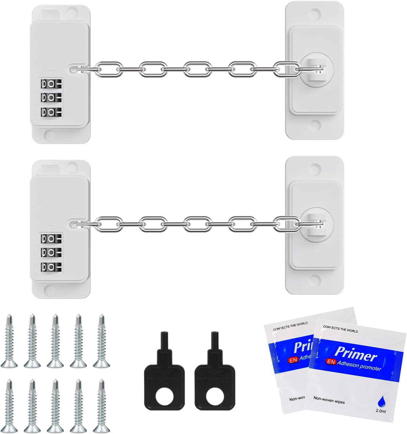 Amazon.com: etoper Refrigerator Lock for Kids, 2Pack Fridge Lock ...