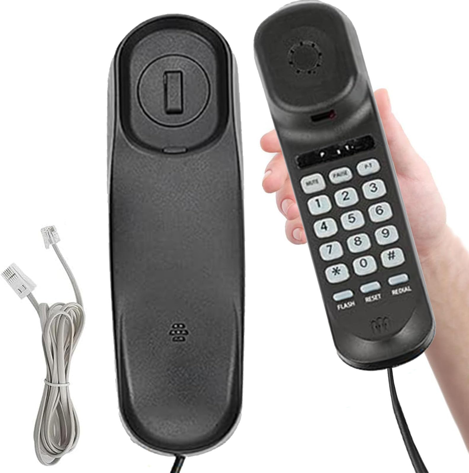 BT Duet 210 Corded Landline House Phone, 10 Number Memory, LED Call ...