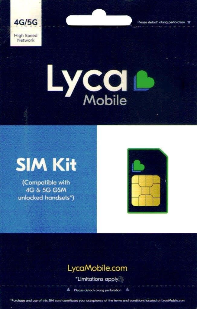 Lyca LycaMobile USA SIM Unlimited Calling to India/USA + 9GB Data (30 ...