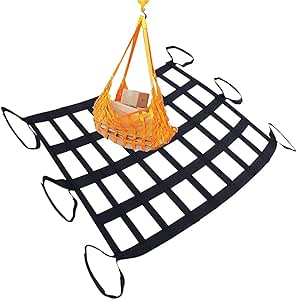 Amazon.com: Lifting Hoisting Net - Polyester Flat Lifting Cargo Net ...