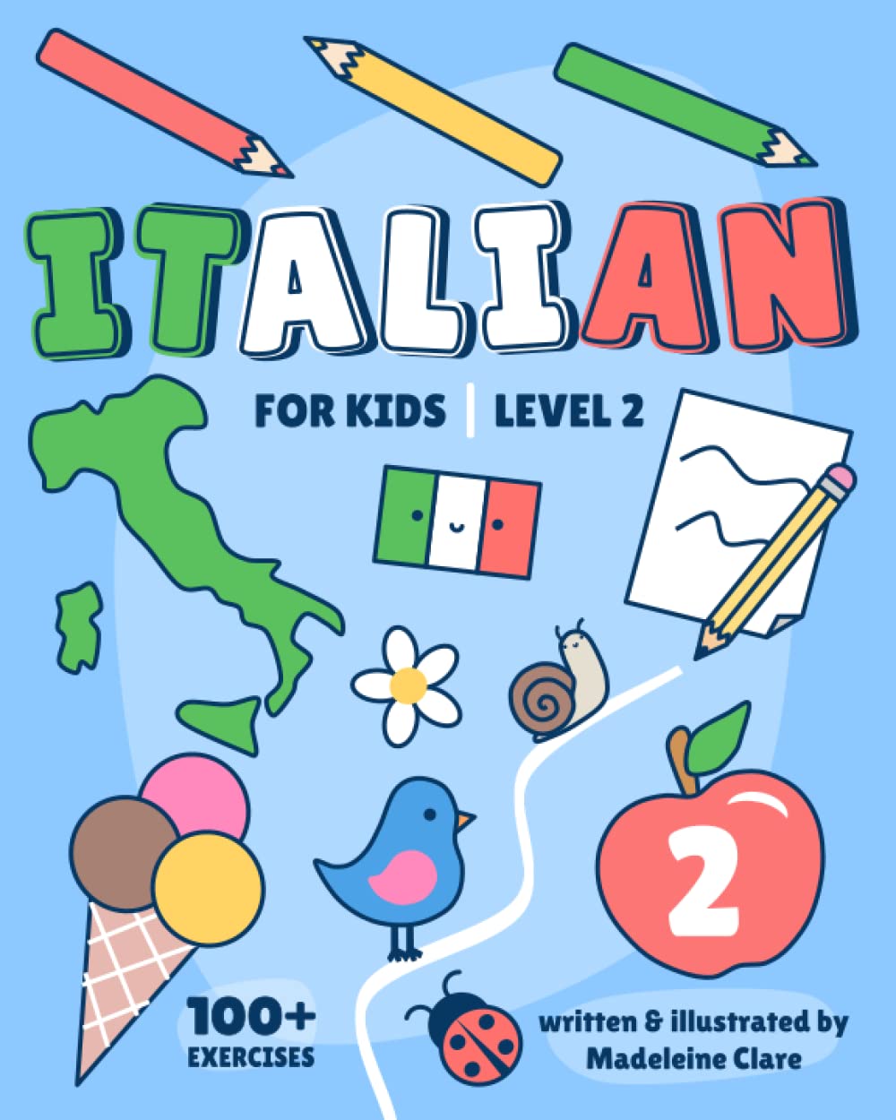 Italian Learning Book For Kids 2: Children Ages 5-11 (Italian Learning ...