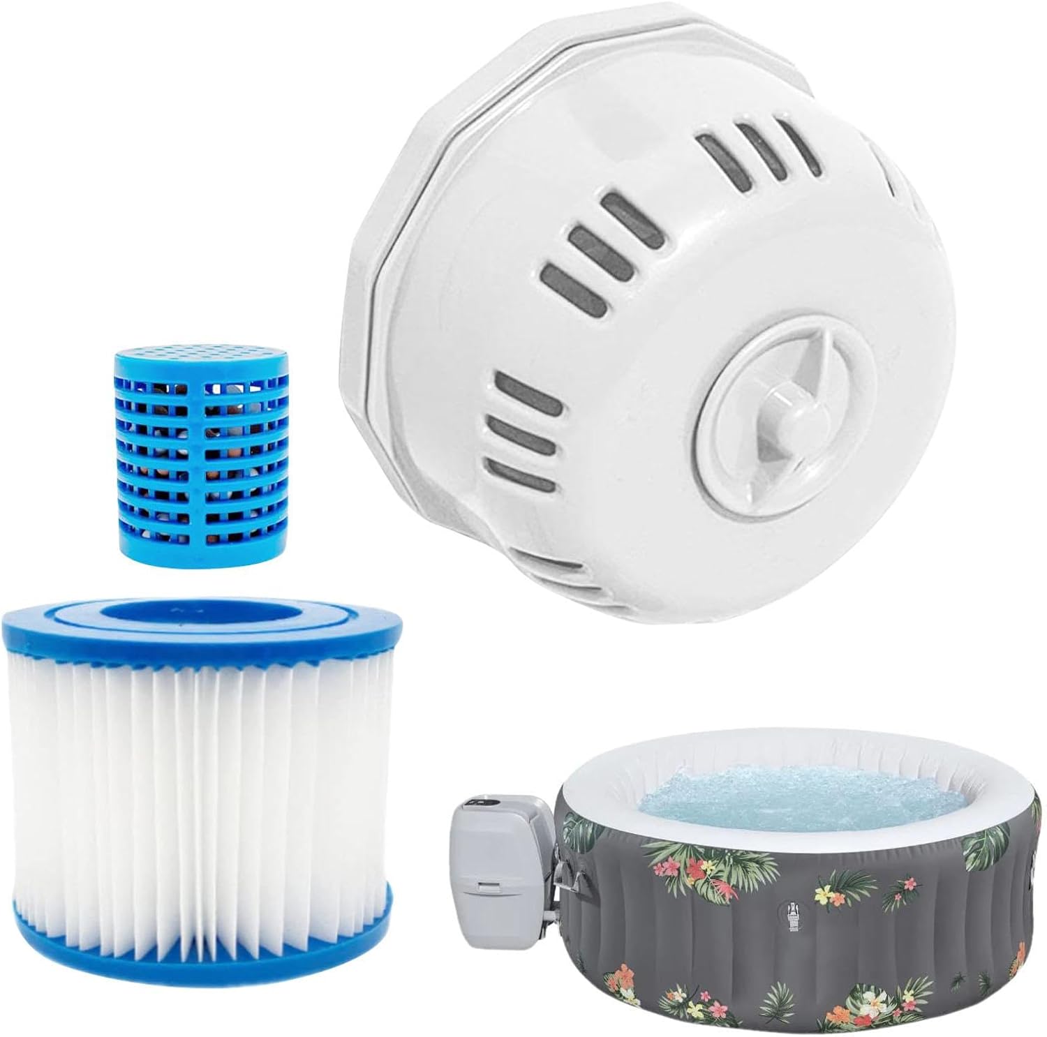Amazon.com : ERICAT Filter Cartridge Holder, Hot Tub Filter Holder Set ...