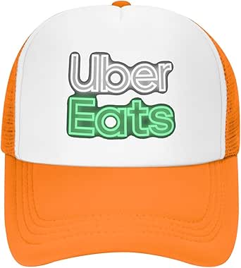 Uber-Eats Mesh Hat Men's Womens Golf Mesh Cap Adjustable Outdoor ...