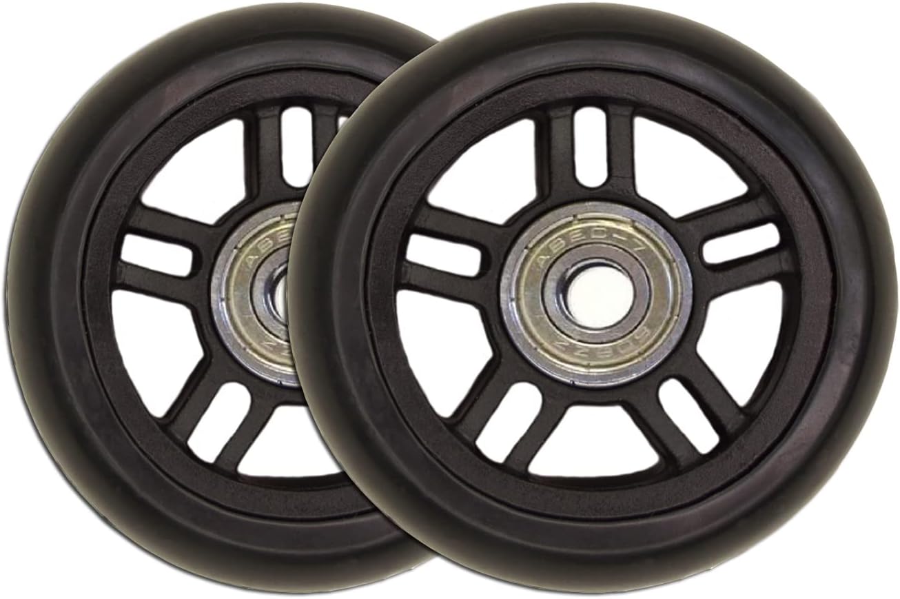 Amazon.com: 1 Pair Luggage Wheels Replacement 68/70/75/80mm Inline ...