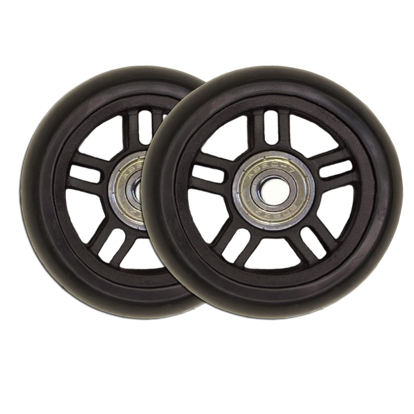 Suitcase Wheels Replacement Wheels Rubber Wheels 1 Pair Mute Luggage ...