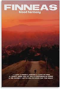 Amazon.com: LPCDFKKG Finneas - Blood Harmony Album Poster Canvas Poster ...
